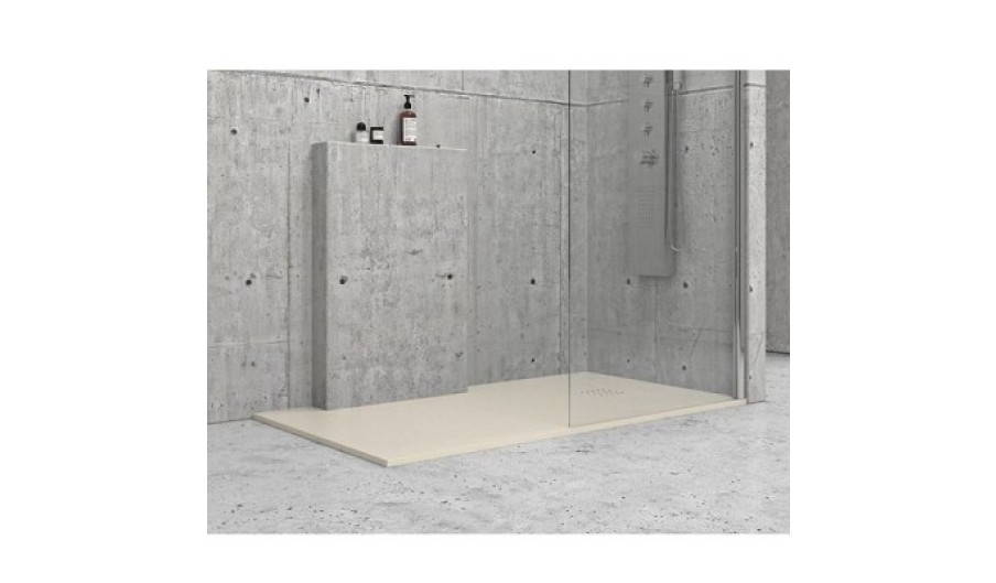 Душ корито Karag Pietra 80/100/h2.5см. квадрат ултра тънко бежово KARAG ...