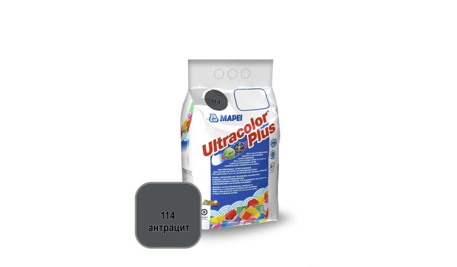 Фугин Mapei Ultracolor Plus 114 Антрацит 5кг | hikovi.bg
